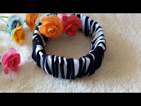 🌺Уз кулимиз билан сочга такадиган резинка тикиш🌺