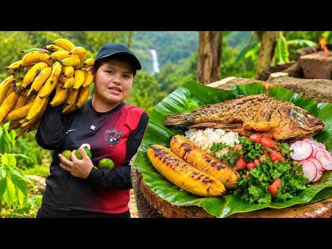 Preparamos un delicioso ALMUERZO con productos frescos de nuestro huerto - NATHALIA