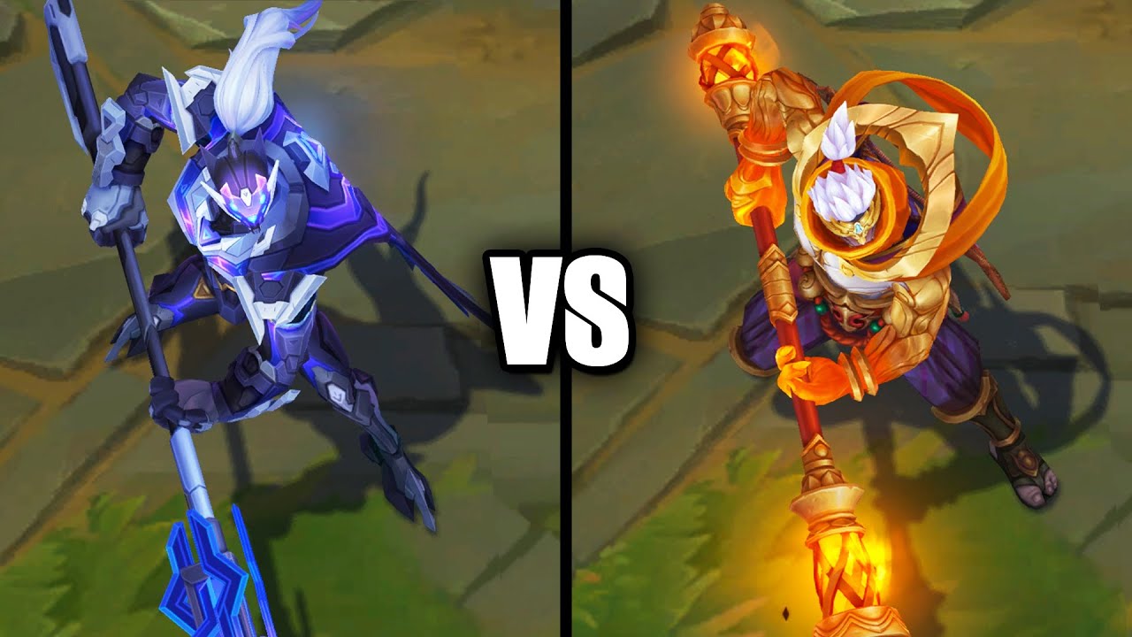 PROJECT Jax vs God Staff Jax Skins Comparison (League of Legends) - YouTube