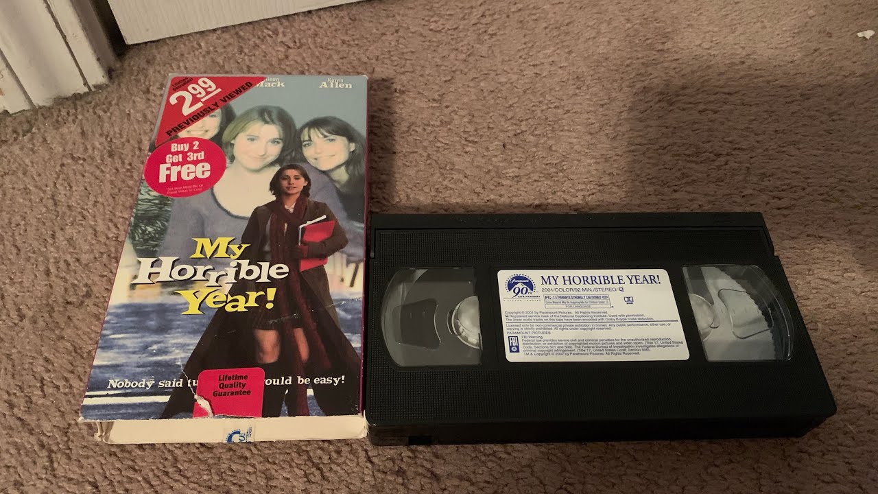Opening to My Horrible Year! 2002 VHS - YouTube