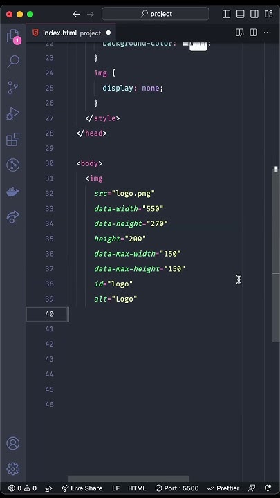 Creating Particle Effect on Logo Image: HTML and CSS - YouTube