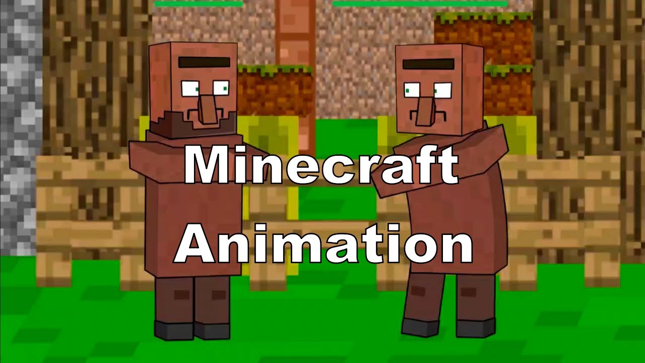 zombies attacked villagers minecraft animation #minecraft #animation # ...