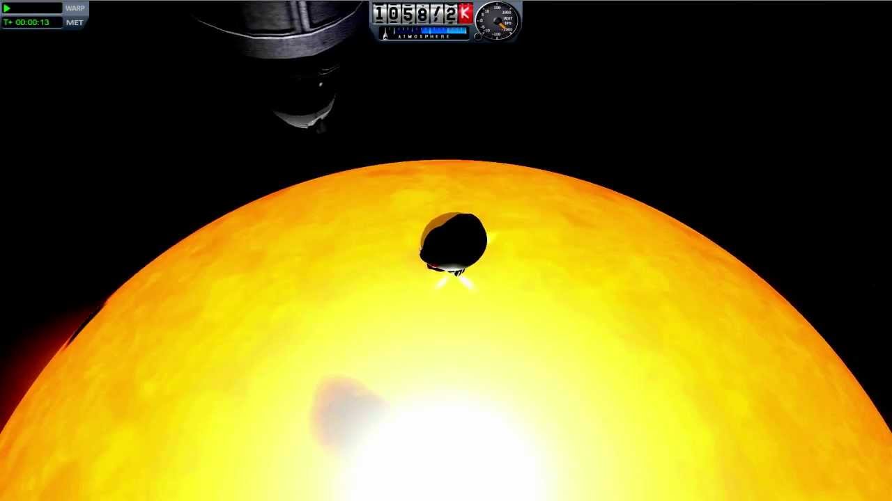 Kerbal Space Program - Surface of the Sun - YouTube
