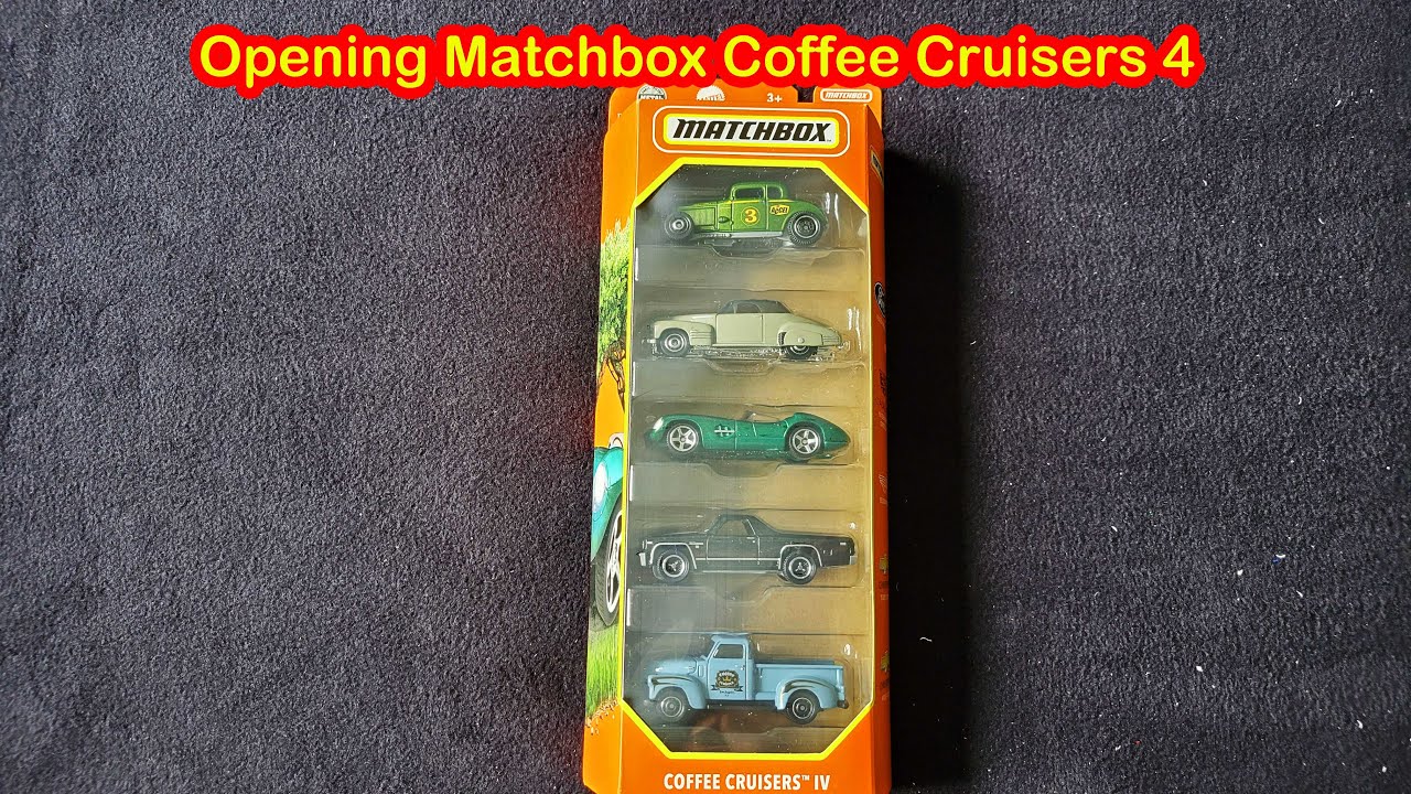 Opening Matchbox Coffee Cruisers 4 Five Pack - YouTube