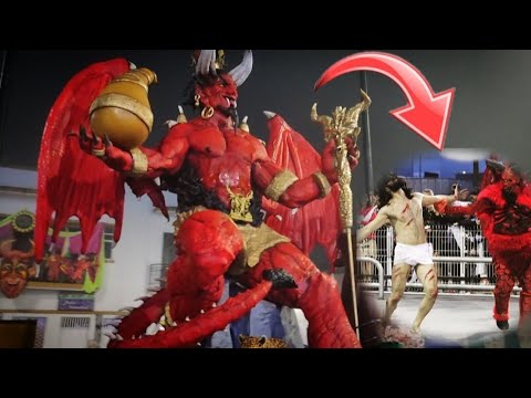 DIABLO del CARNAVAL se Burlan😡 de JESUS ? como en carnaval de Brasil🇧🇷 ...