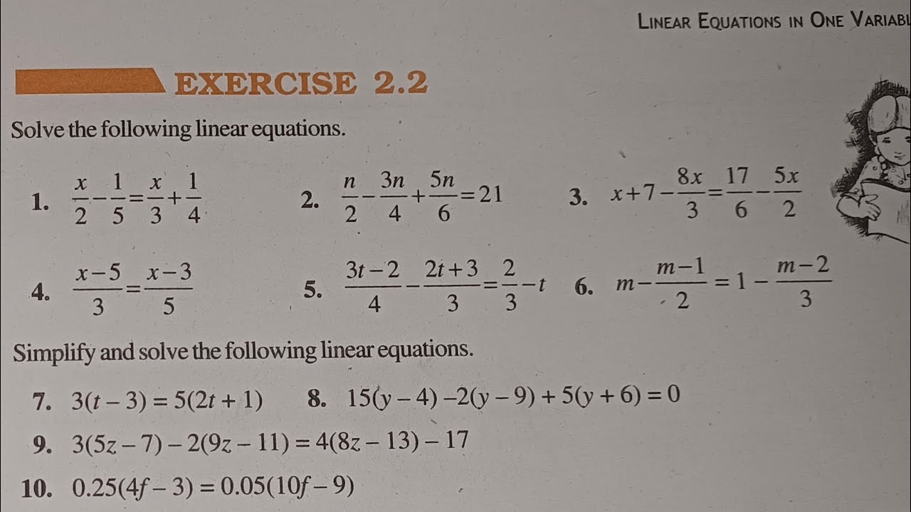 Ncert class 8th Exercise 2.2 (Ques.7 to 10) solutions, According New ...