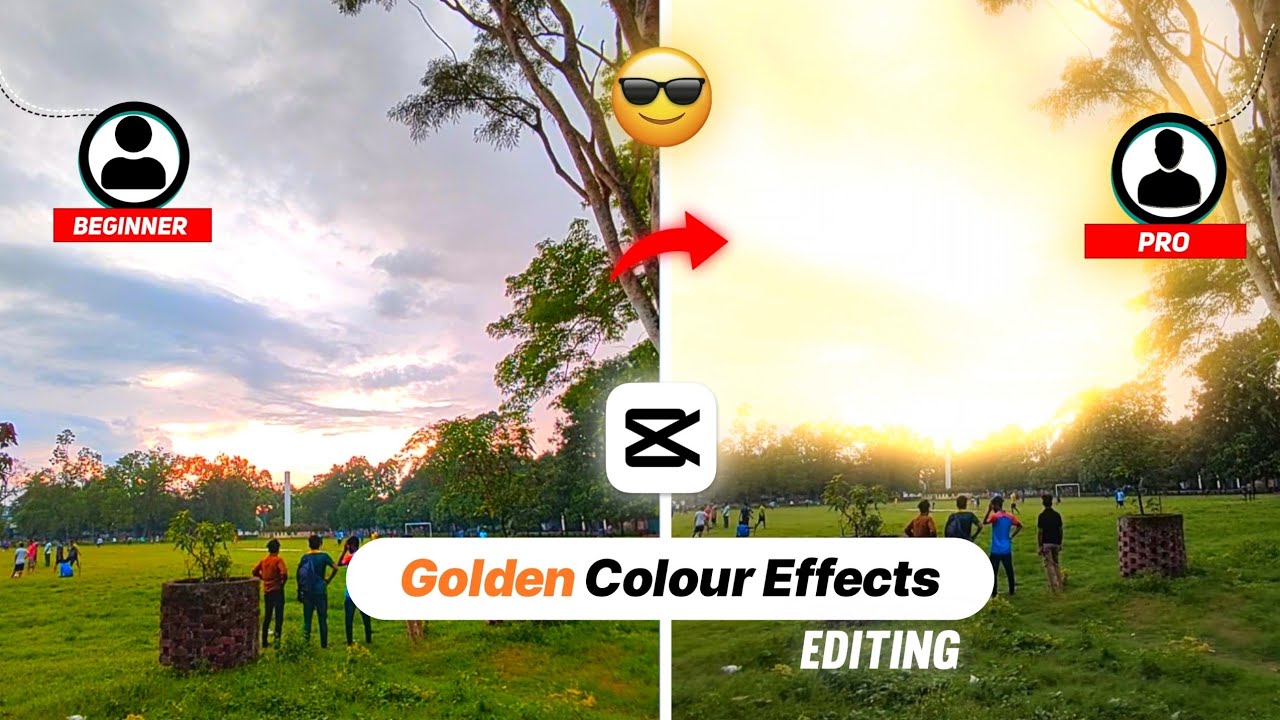 Capcut GOLDEN GLOW Effect tutorial | Trending Capcut Effects - YouTube
