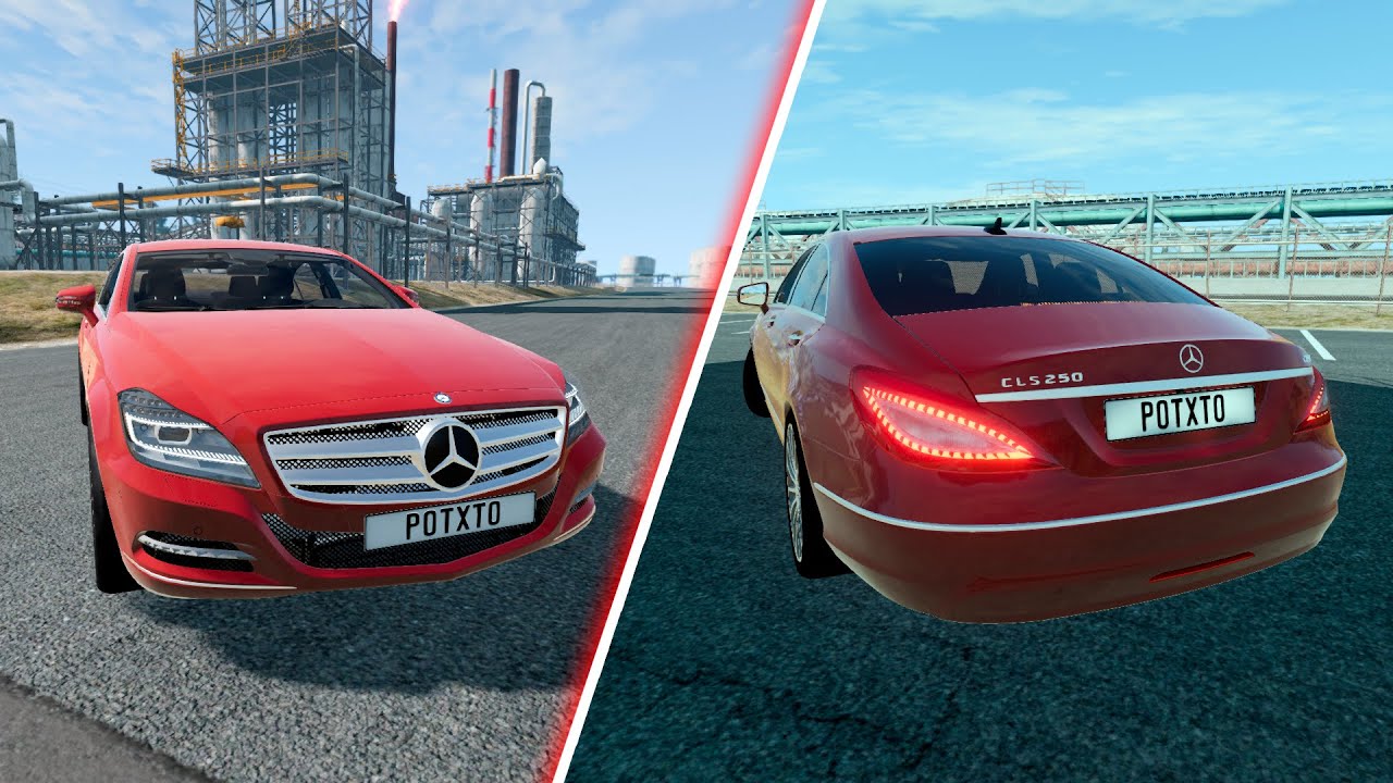 Mercedes Benz CLS Class - BeamNG.drive - YouTube