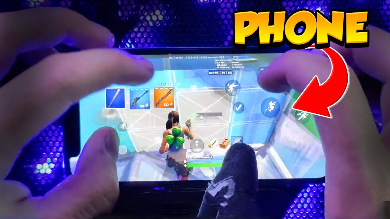 The BEST Fortnite Mobile PHONE PLAYER!? (Handcam Gameplay) - YouTube