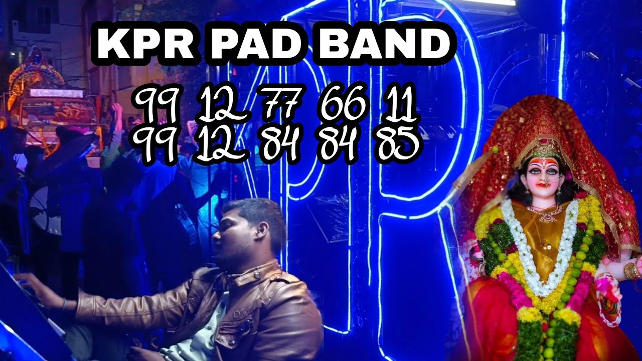 🎹kpr Pad band 🎹 Durga matha nemarjanam at ramanthapur Pragathi Nagar ...