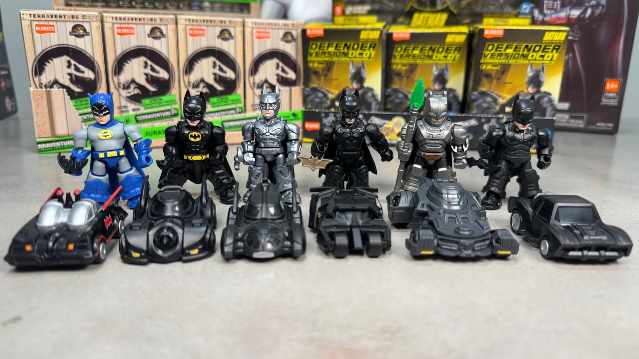 Blokees Legendary Batman Assemble Defender ver. DC01 Review - YouTube