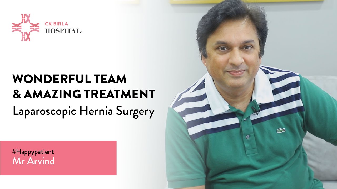 Mr. Arvind Parashar Experience for Laparoscopic Hernia Surgery by Dr ...