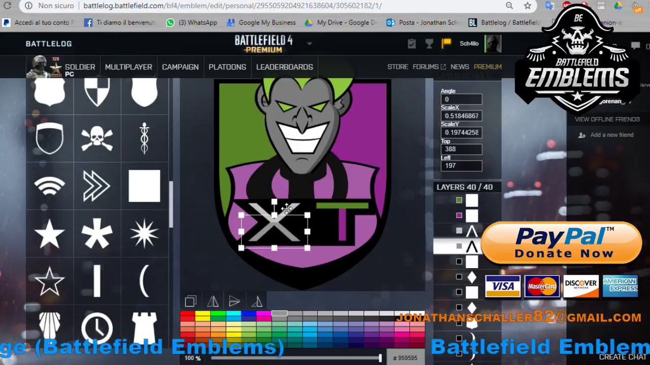 Battlefield 1 Emblem Creation - YouTube