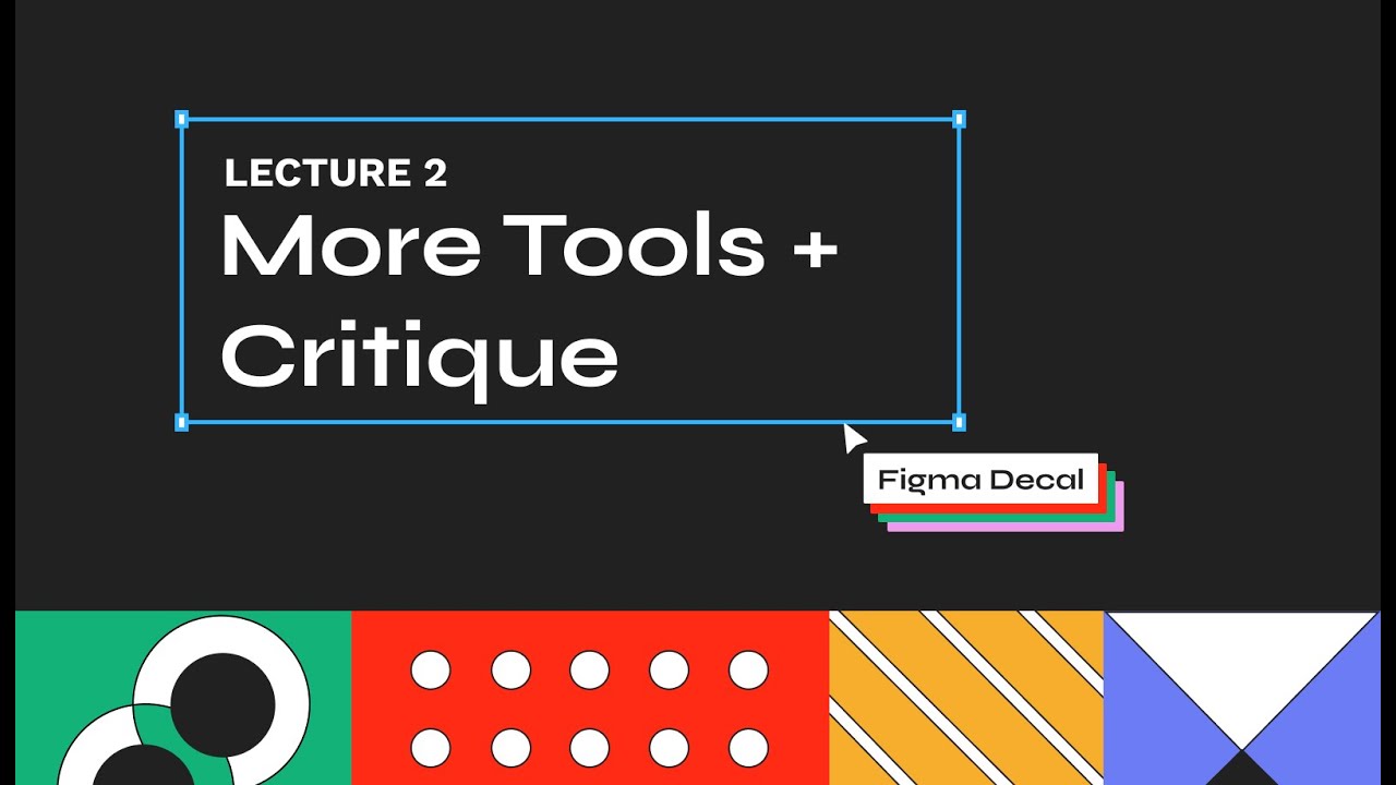 [Fa23] Lecture 2 - Additional Tools + Critique - YouTube