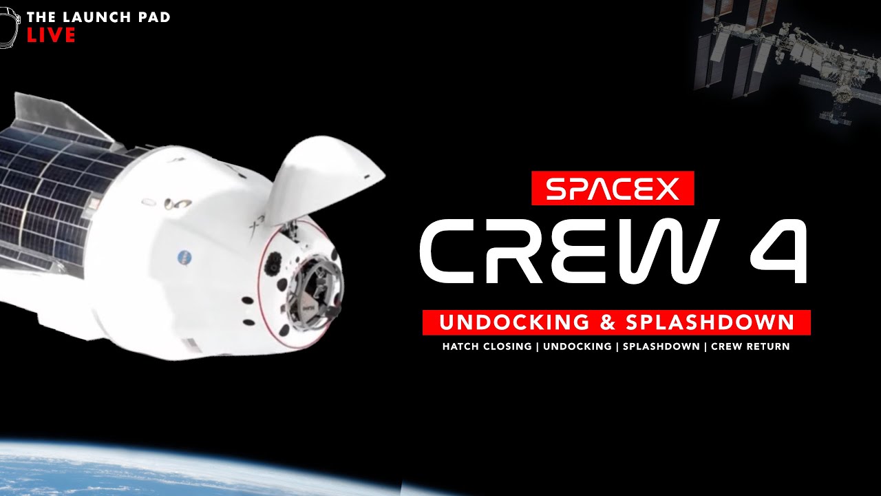 REPLAY! SpaceX Crew 4 Undocking LIVE! - YouTube