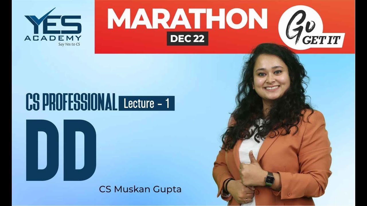 DD MARATHON for Dec 2022 (Lecture 01) | CS Professional DD Marathon Dec ...