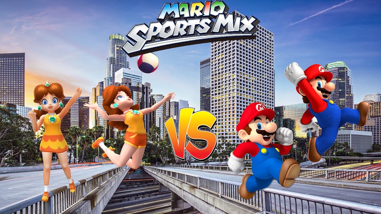 Mario Sports Mix - Basketball (2 players, Hard CPU) Exhibition Match ...