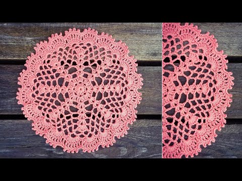 KristinesCrochets : Coral Doily - Free crochet Pattern