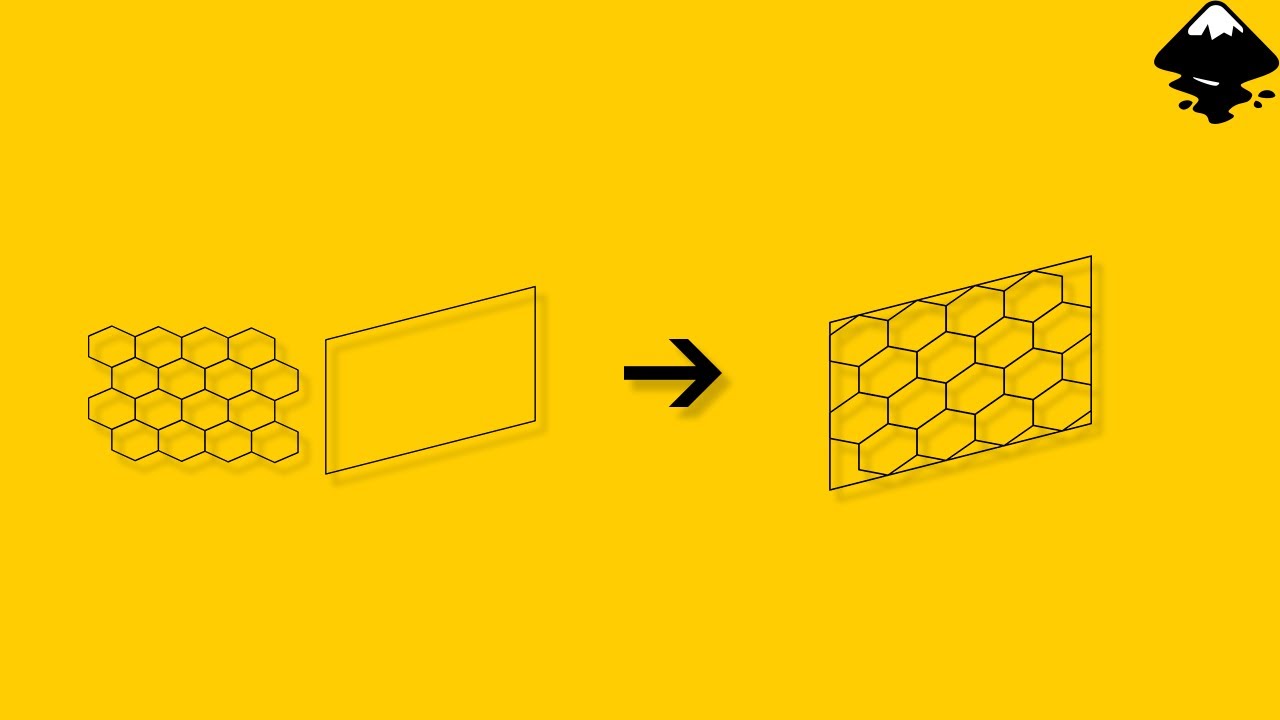 How to Put a Pattern in Perspective in Inkscape - YouTube