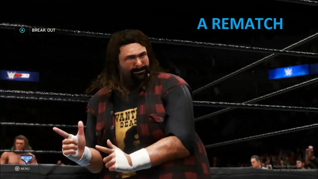 Edge vs Mick Foley Wrestlemania 22 Hardcore Match l WWE 2K20 - YouTube