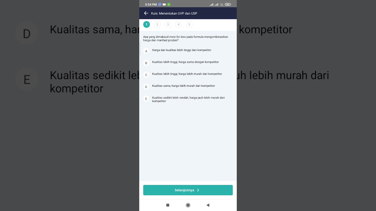 kuis menentukan uvp dan usp - YouTube