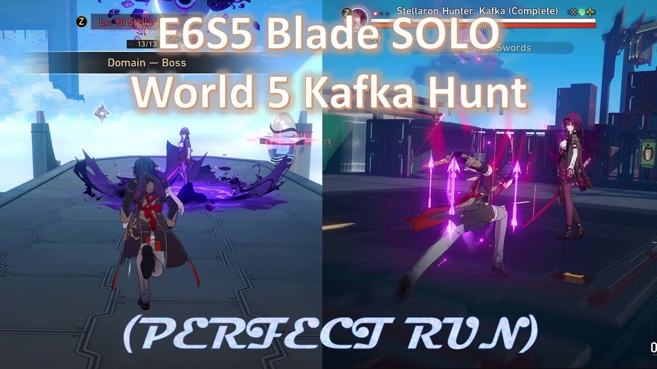 E6S5 Blade SOLO World 5 Highest Difficulty AUTO Run | Hunt Path [Honkai ...