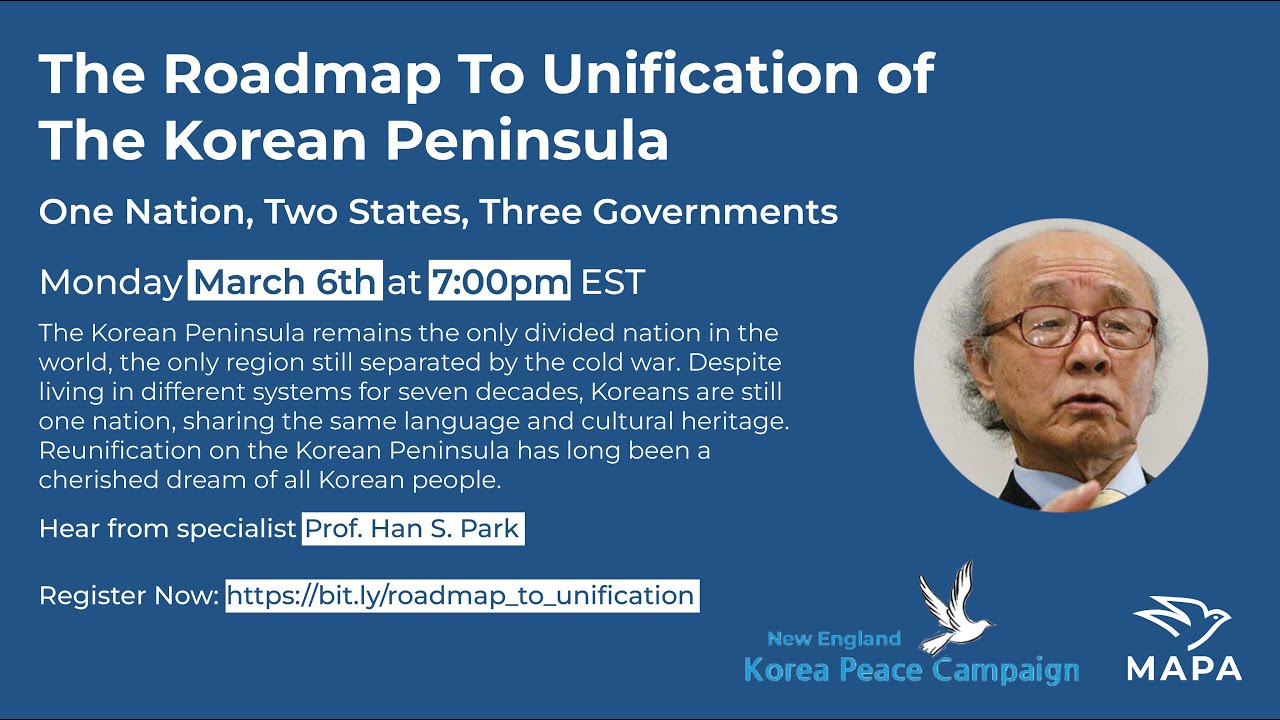 The Roadmap To Unification of The Korean Peninsula - YouTube