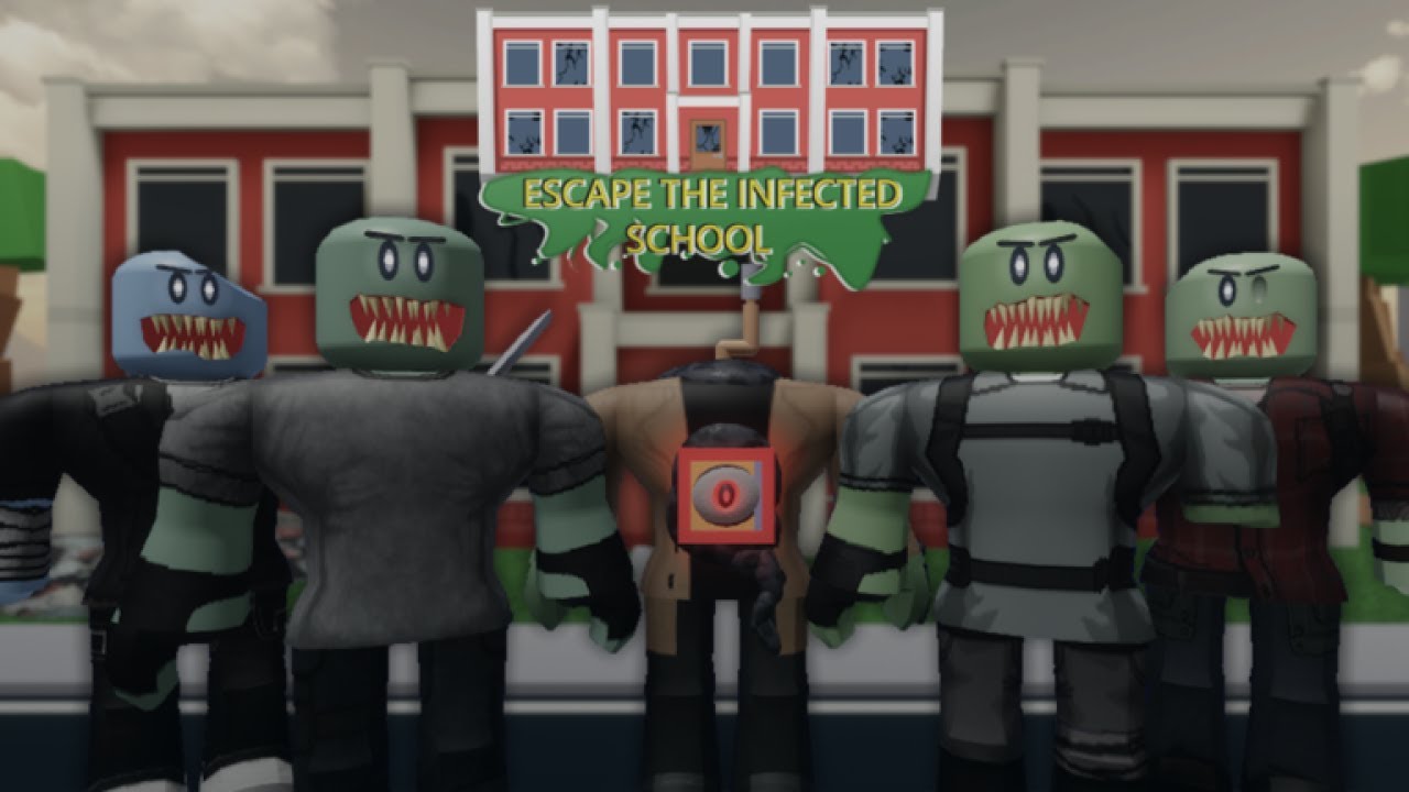 Escape the Infected School - ROBLOX Scary Obby - YouTube