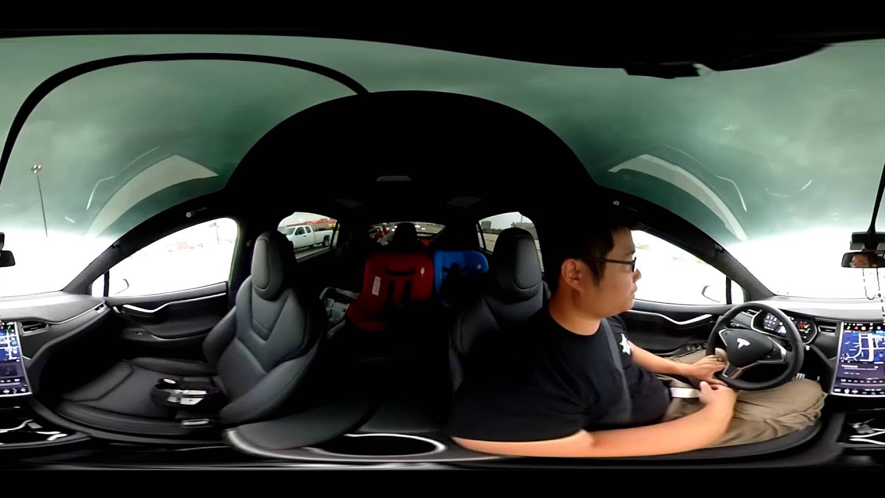 Tesla Model X - 360 drive - YouTube