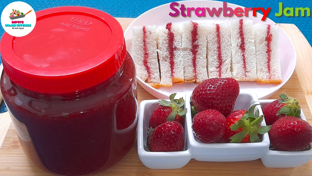 Strawberry Jam | Homemade Strawberry Jam | Fruit Jam | Fresh Strawberry ...