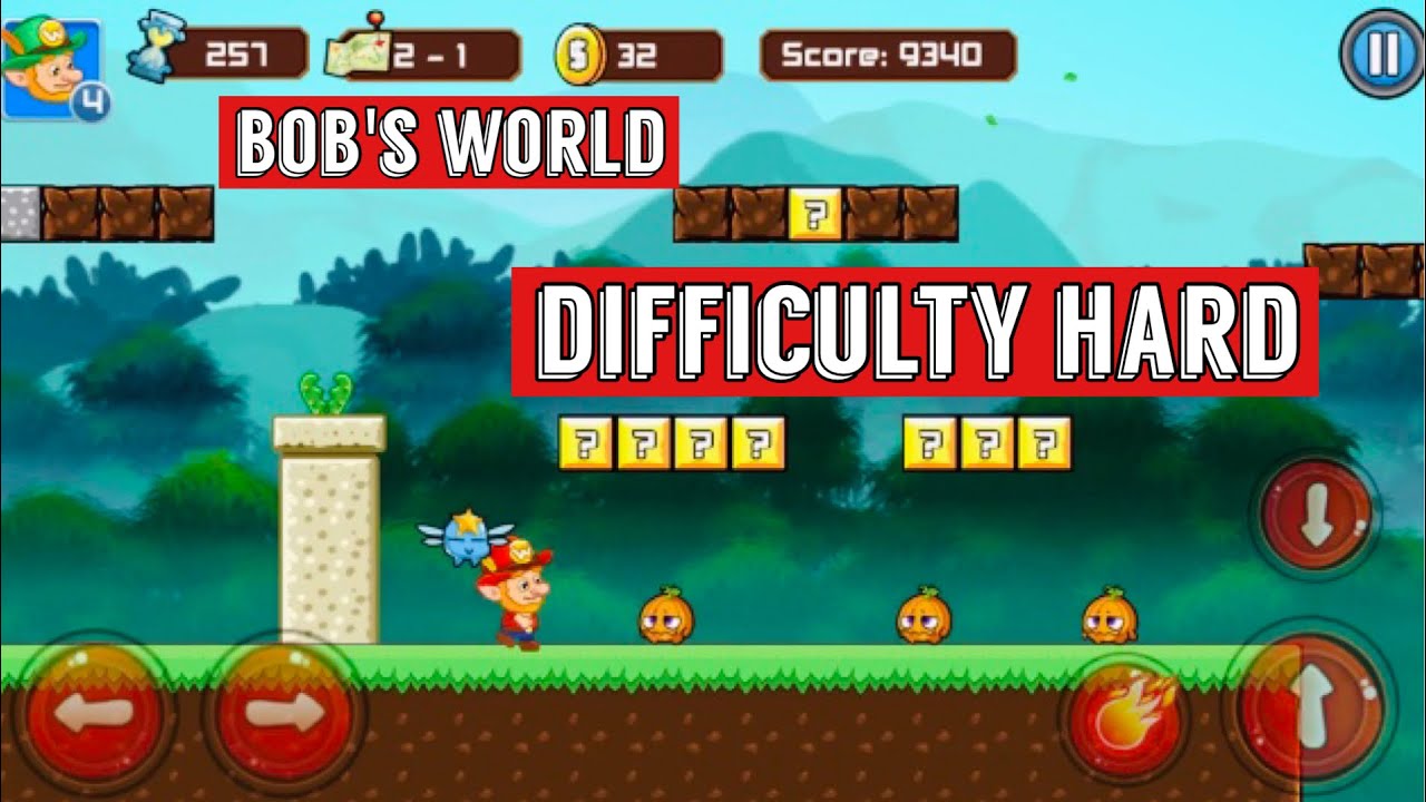 Bob's world adventure jungle game - it's Not easy fun game - YouTube