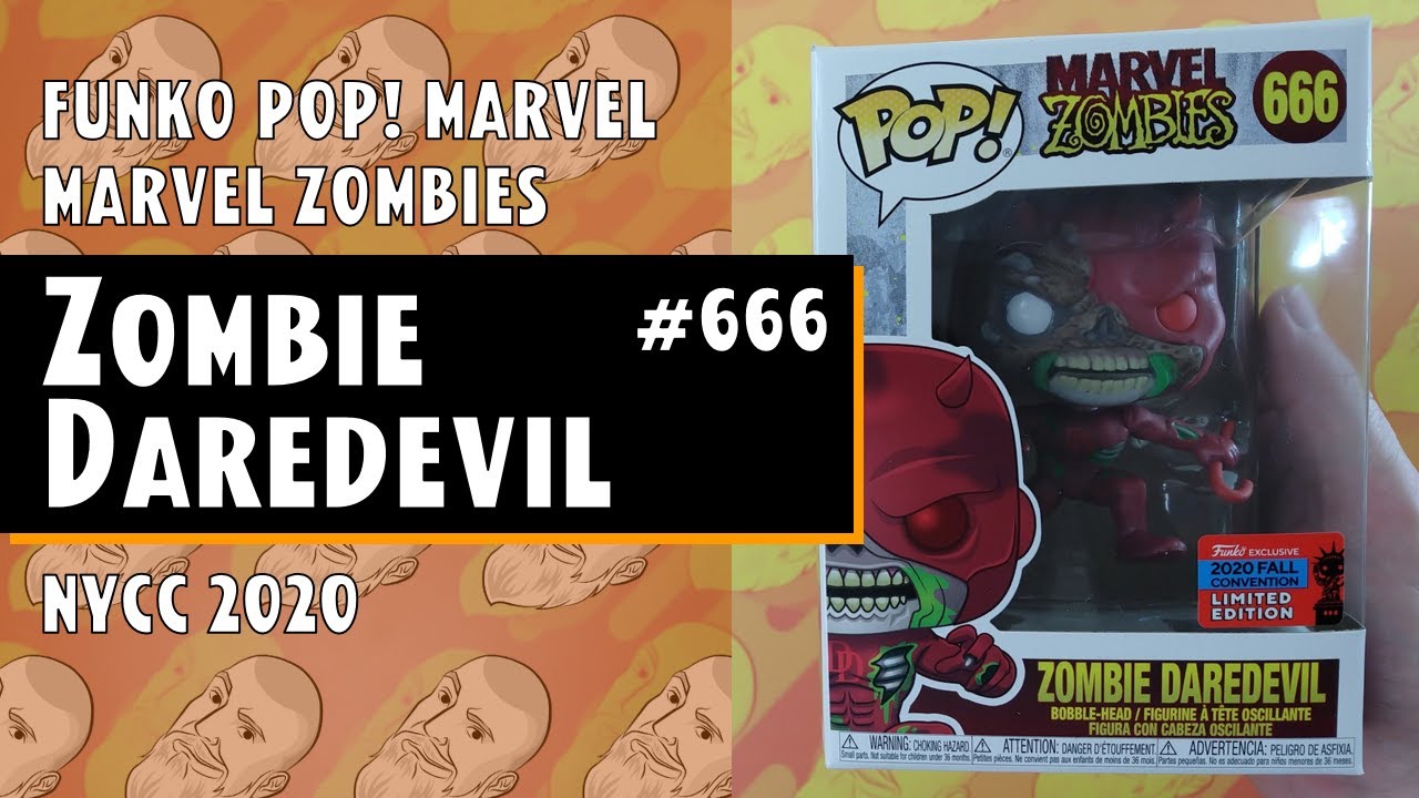 Funko Pop - Marvel Zombies - Zombie Daredevil - 666 - Exclusive NYCC ...