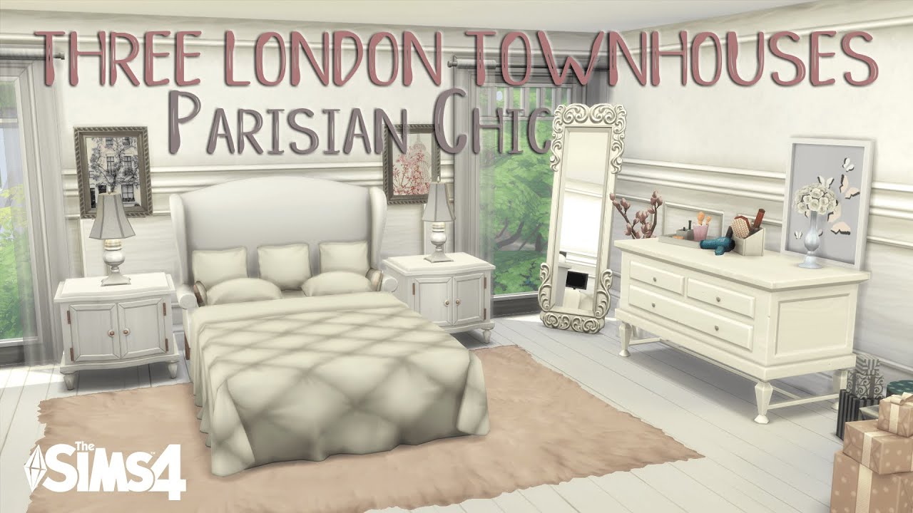 THREE LONDON TOWNHOUSES (PT 2/3) Parisian Chic | No CC | Stop Motion ...