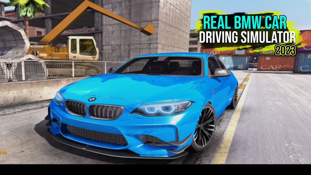 Best BMW car simulator drift KSA road||Lets go drive BMW car simulator ...