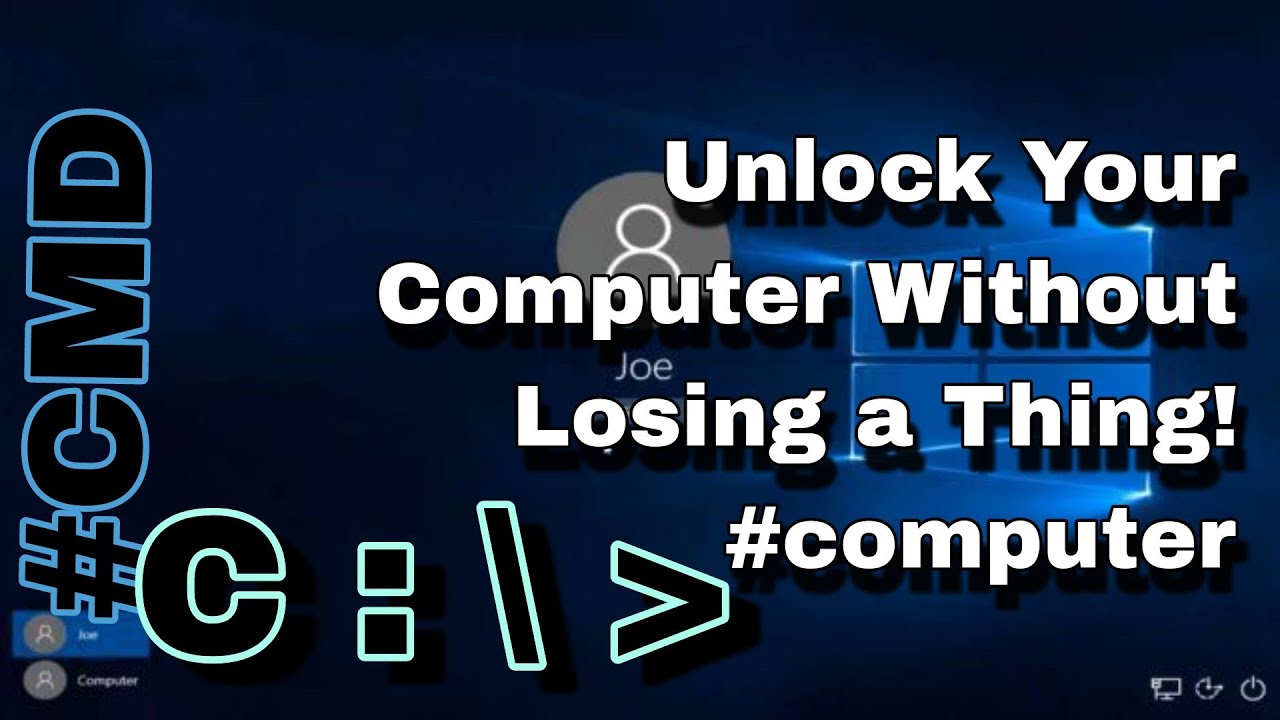 Unlock Your Computer Without Losing a Thing! #computer - YouTube