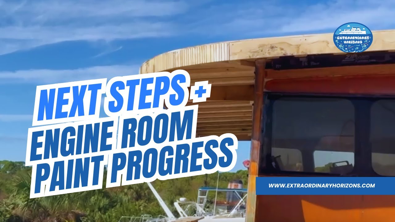 Ep 36 – Resin & Fiberglass Next Steps + Engine Room Paint Progress ...