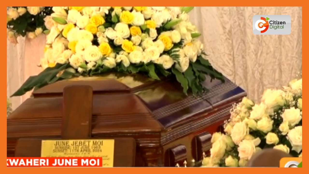 June Moi anazikwa nyumbani kwake Bahati Nakuru - YouTube