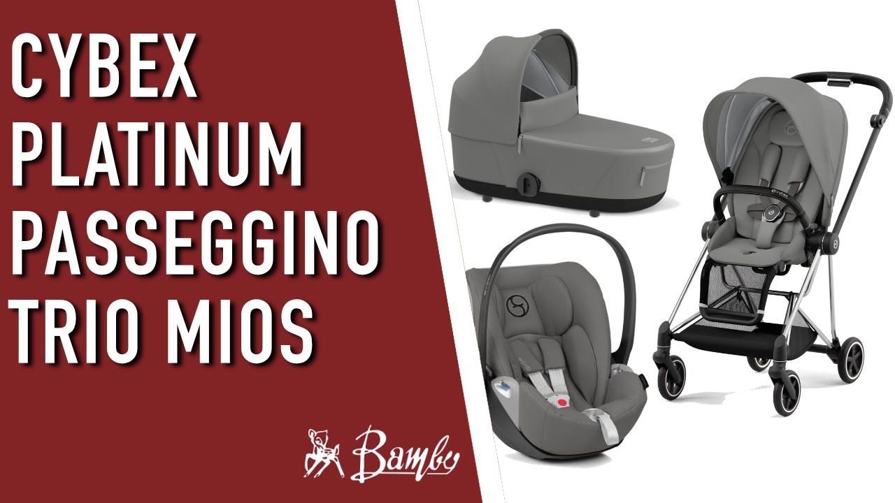 Recensione PASSEGGINO Cybex Platinum MIOS nuovo modello Trio con Ovetto ...