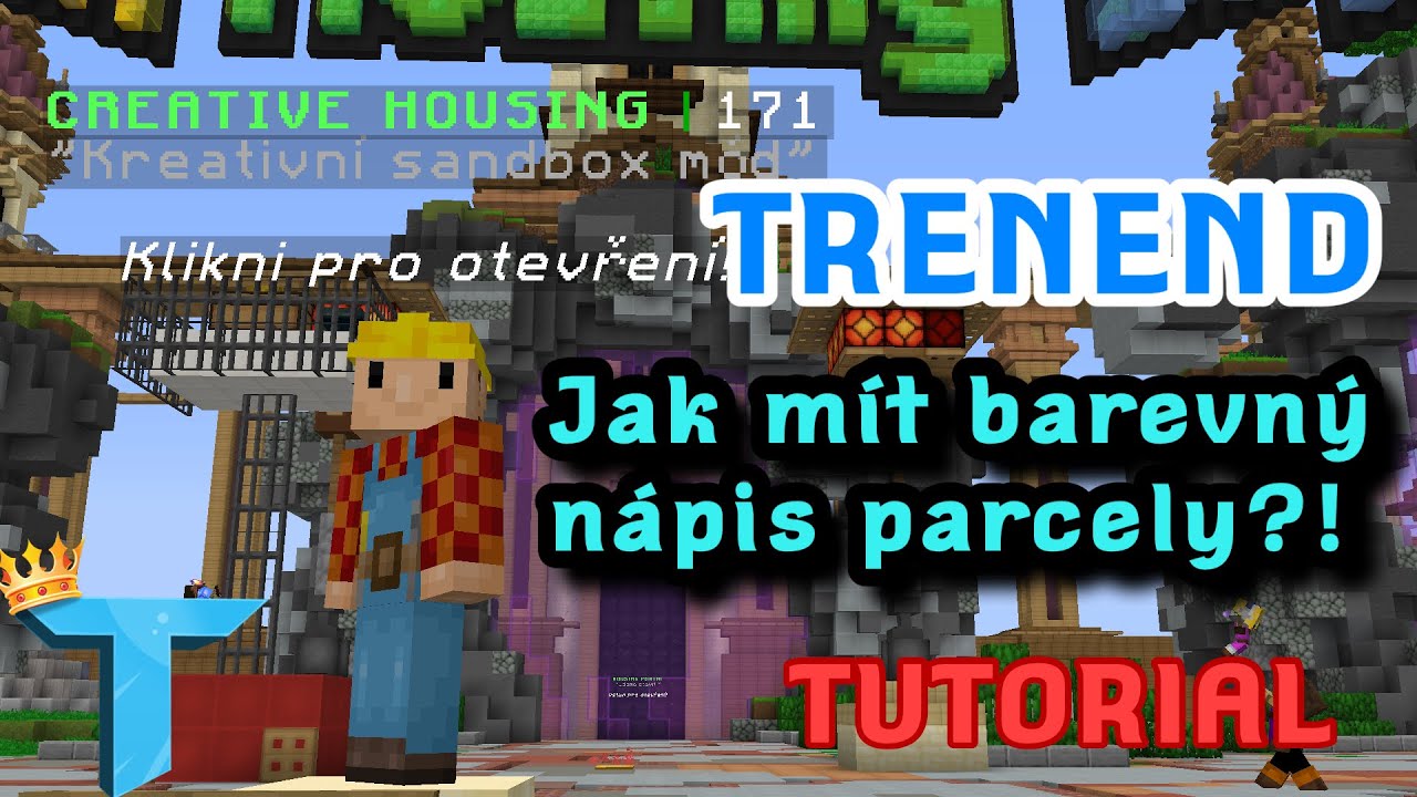 Jak mít barevný nápis parcely? Housing | Trenend.EU - YouTube