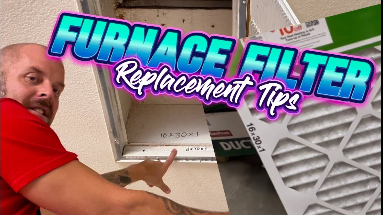 How to Replace a Furnace Filter - YouTube