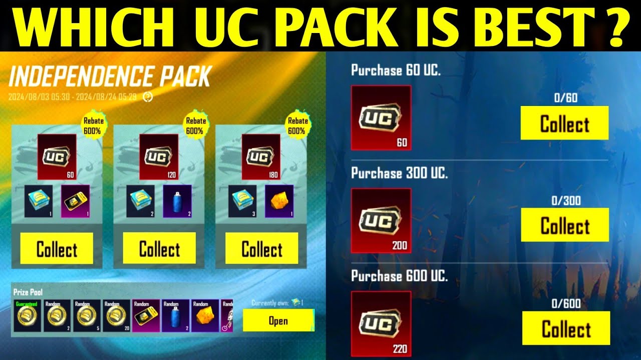 🔴BGMI UC UP EVENT VS DAILY FORTUNE PACK | WHICH UC PACK IS BEST IN BGMI ...