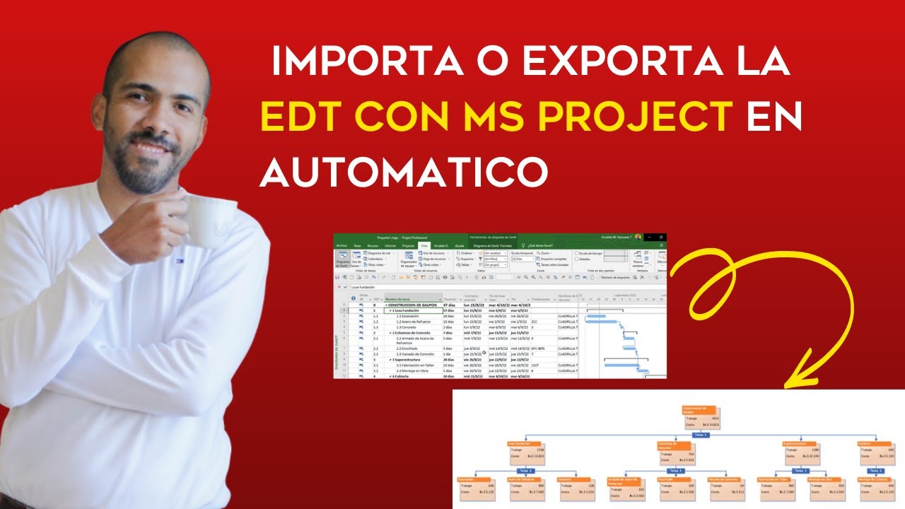 Importar y Exportar EDT con Ms Project - YouTube
