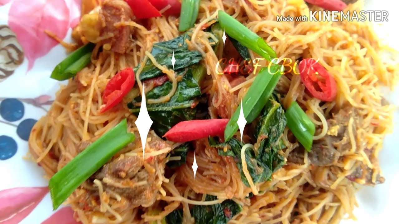 MIHUN GORENG DAGING | BIHUN MIHUN GORENG DAGING SEDAP | FRIED MEEHOON ...