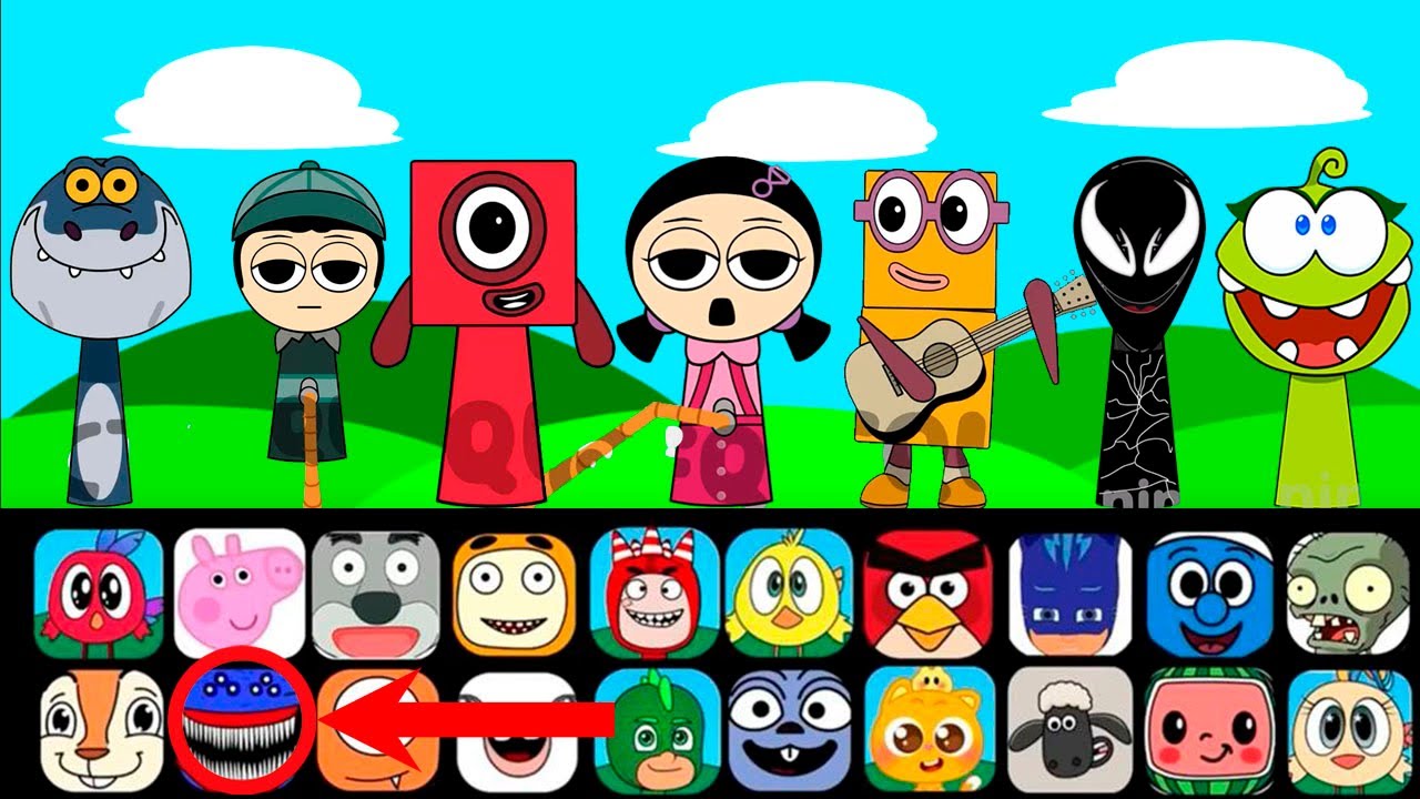 Incredibox Sprunki ALL Characters Sprunki OC part 7 - YouTube