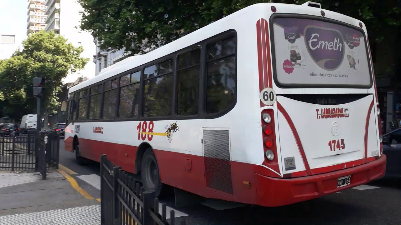 Línea 188 TODO BUS POMPEYA II MT15 en avenida Santa Fe - YouTube