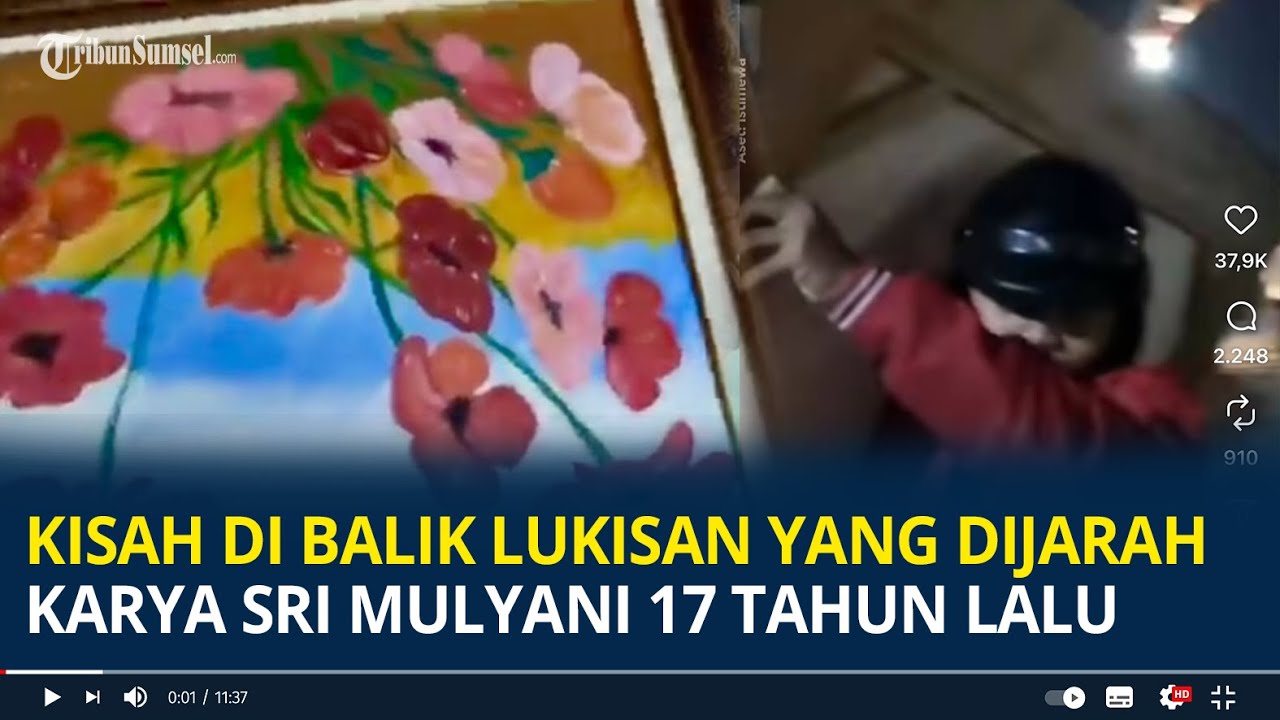 Kisah di Balik Lukisan Karya Sri Mulyani 17 Tahun Lalu yang Dijarah, Sosok Penjarah Terekam ...