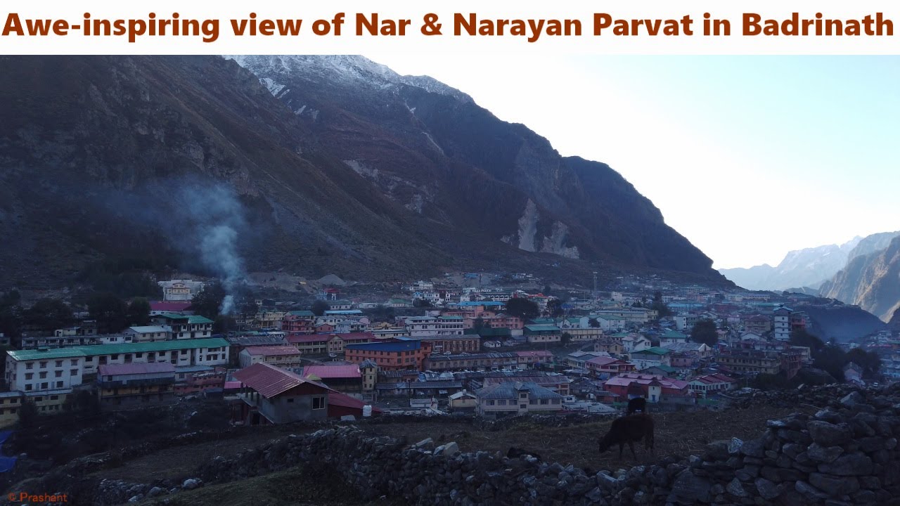Nar & Narayan Parvat - Badrinath - YouTube