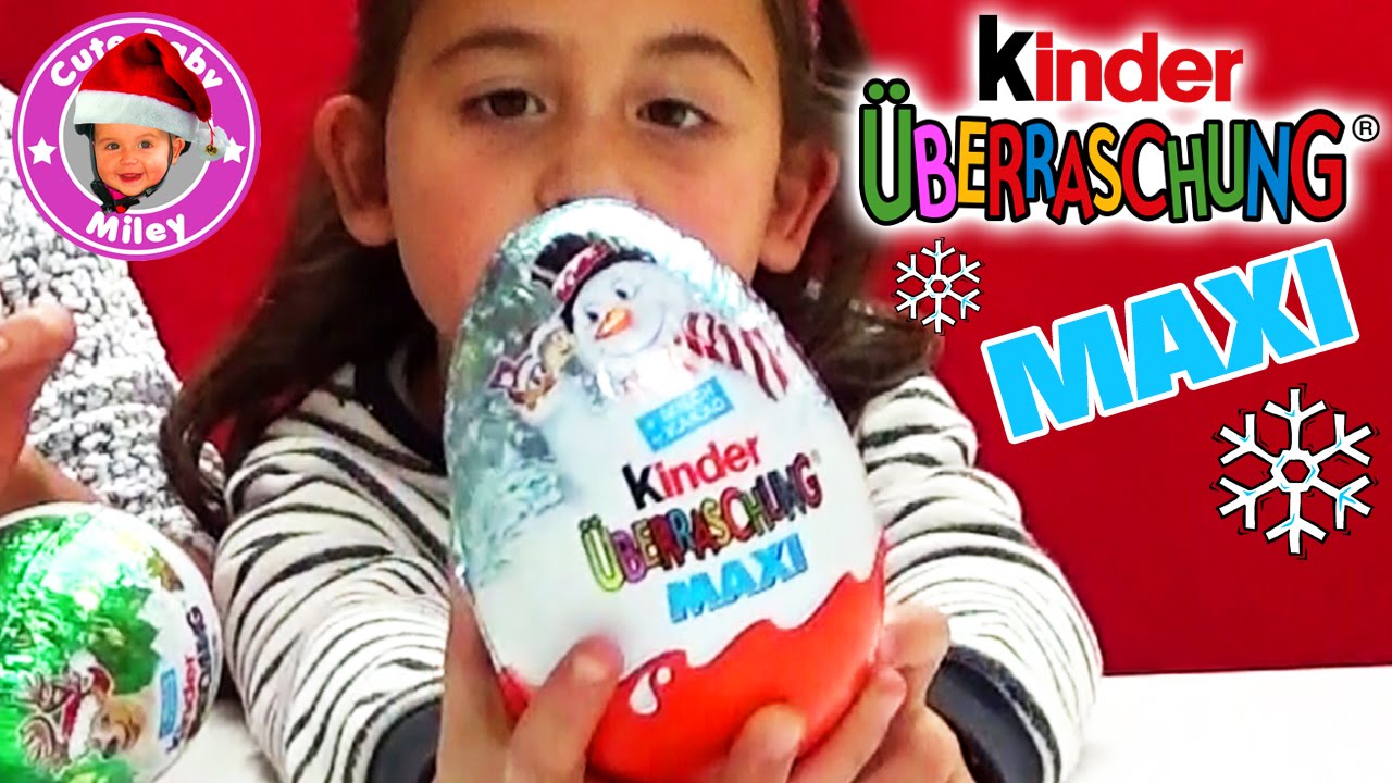 Kinderüberraschung Maxi Eier Weihnachts Edition - Surprise Eggs ...