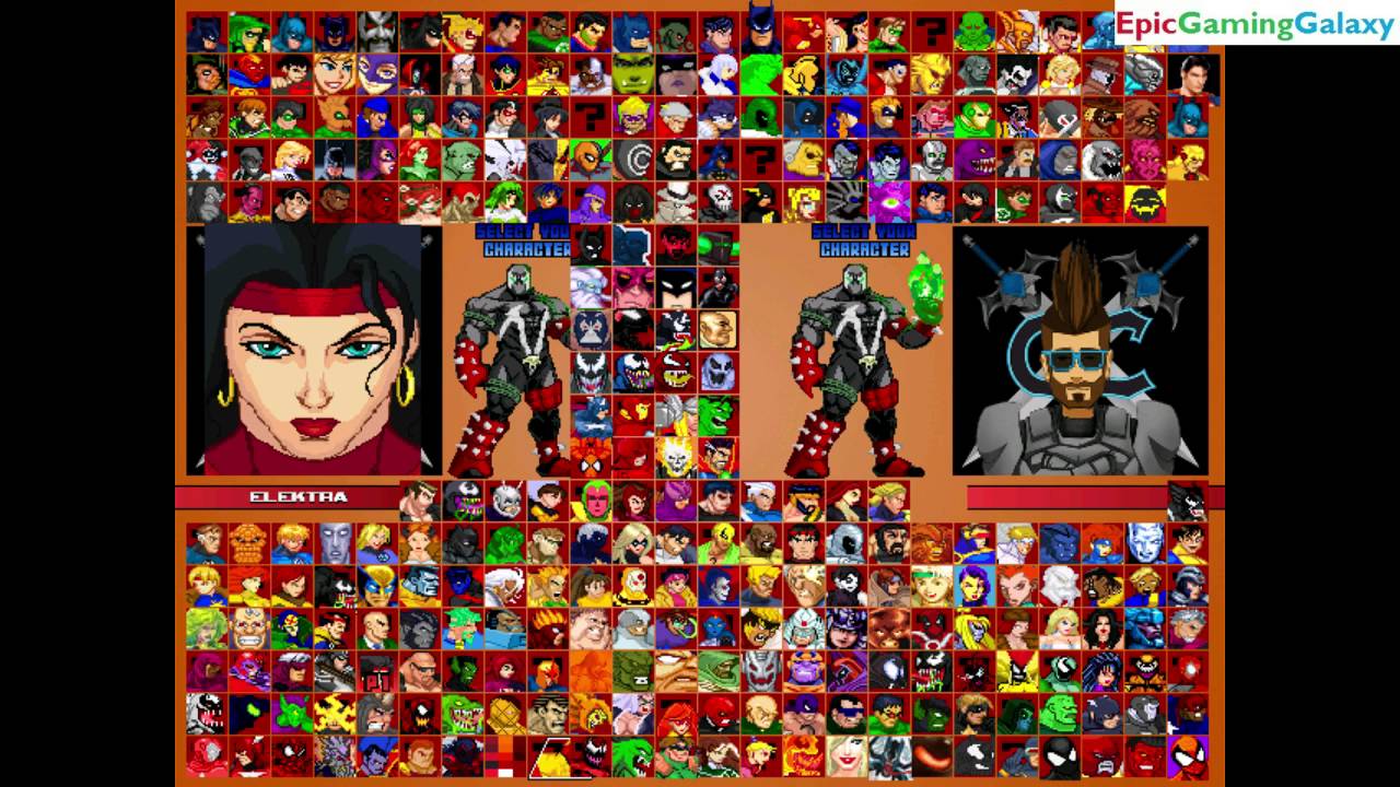 Character Roster Revealed For Marvel VS DC MUGEN Edition Part #2 - YouTube