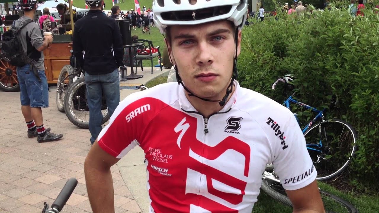 Dean Haas talks about winning the category 2 juniors men 15-18 cross ...